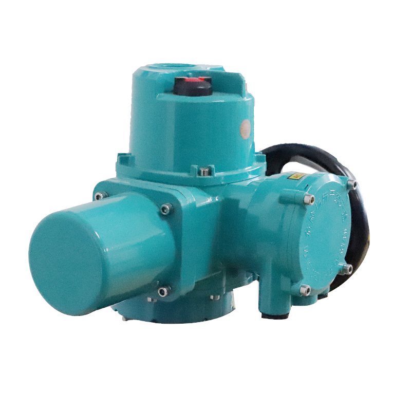 Motorized flange ball valve