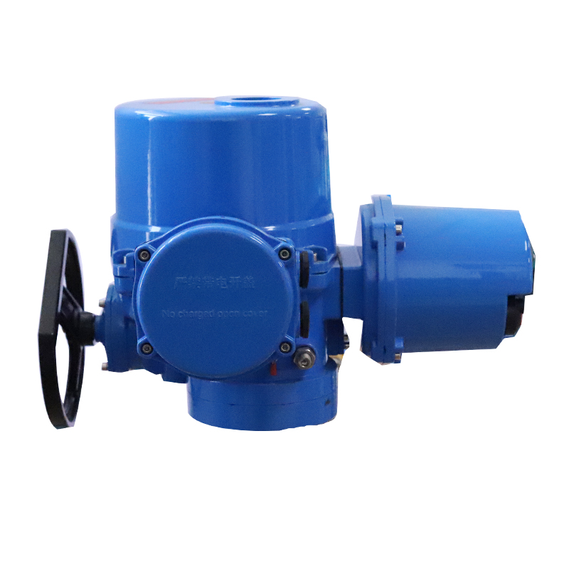 Motorized flange ball valve